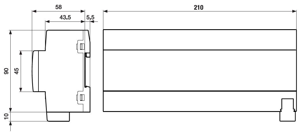 OUTPUT MODULE KNX SA/S12.16.5.2 12x16/20A | Lagersalg | Onninen AS
